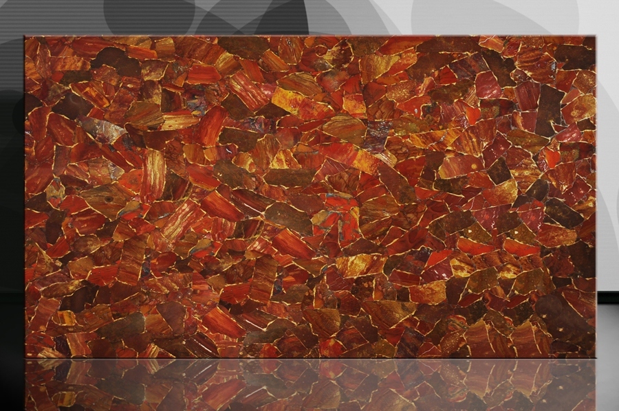 Jasper Red with Gold - MGSI