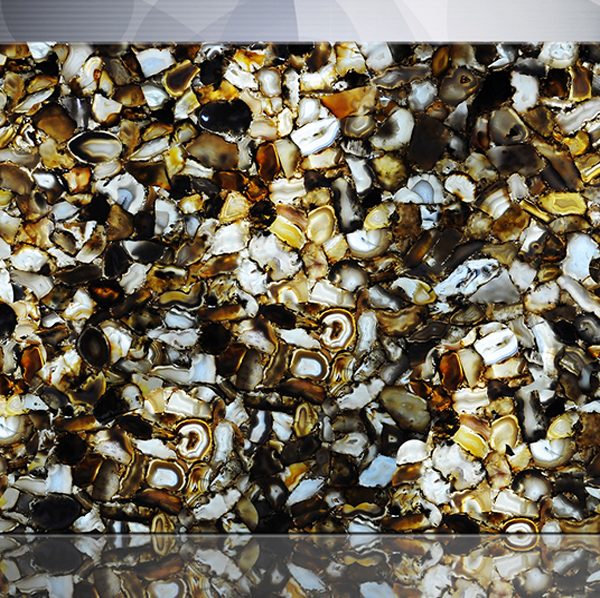 Agate Rubane with Gold - MGSI